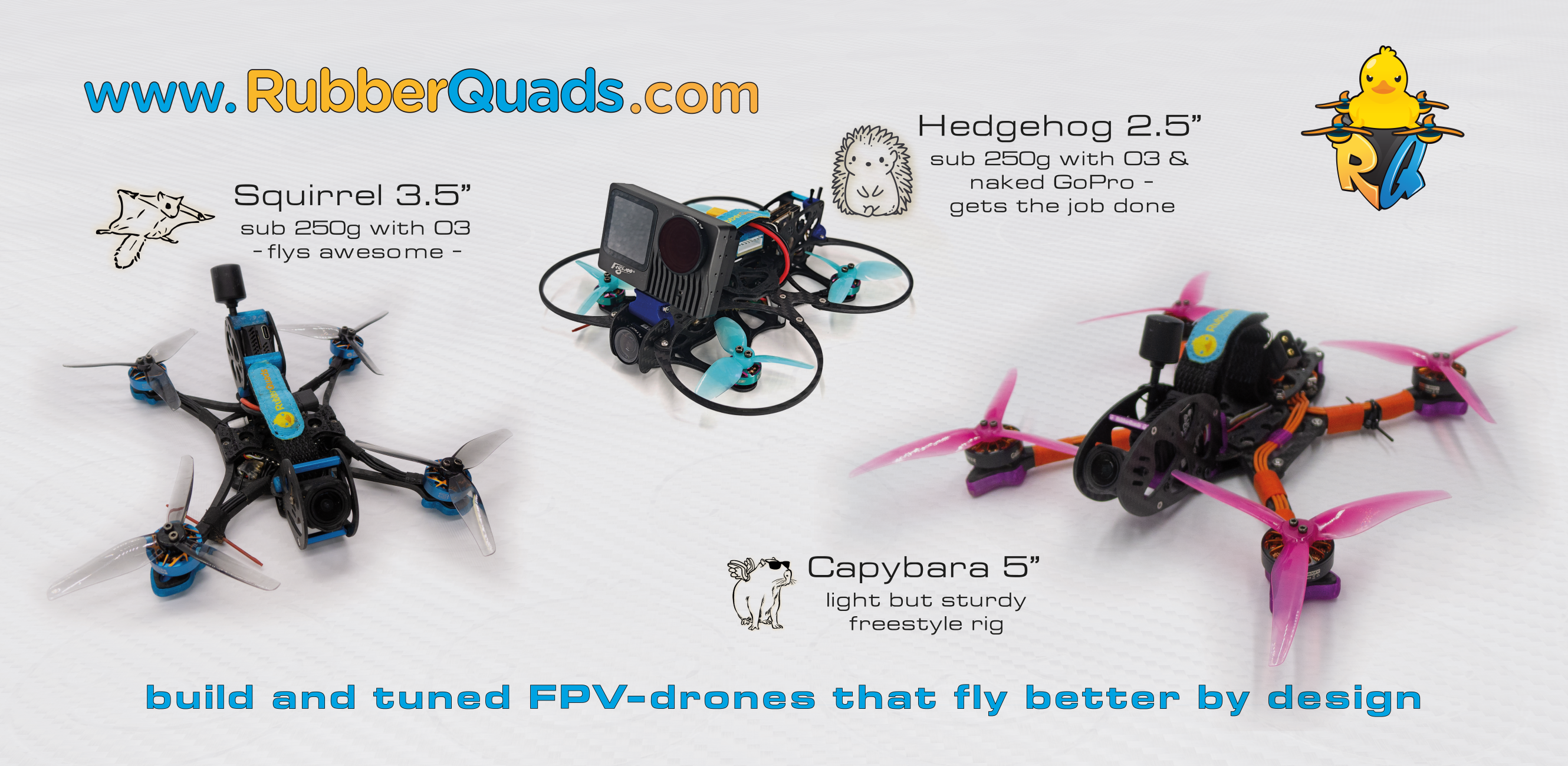 FPV drones build and tuned by professionals – RubberQuads FPV store